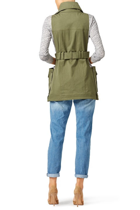 Gavin Canvas Vest by Marissa Webb | Rent the Runway