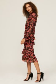 Laurel Isa Ruffle Dress by SALONI | Rent the Runway