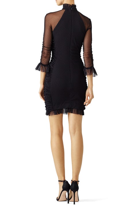 Black Spot Mesh Dress by Nicholas | Rent the Runway