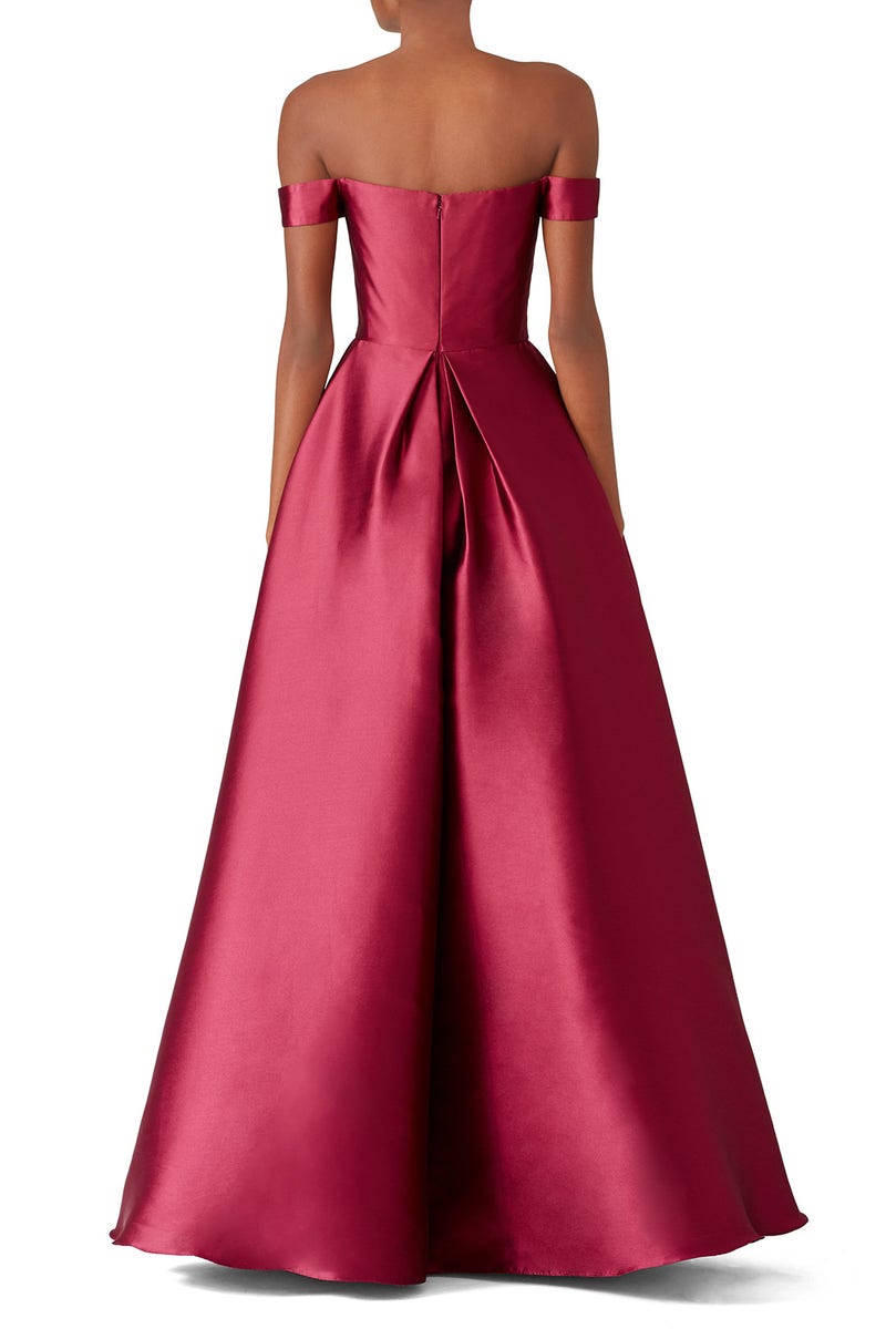 Raspberry Romance Gown by ML Monique Lhuillier | Rent the Runway