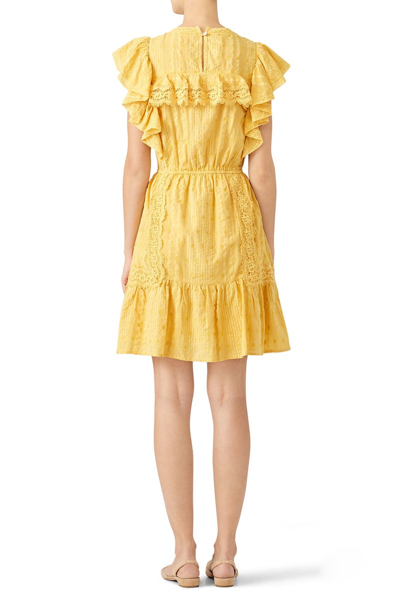 Marigold Whitney Dress by LoveShackFancy | Rent the Runway