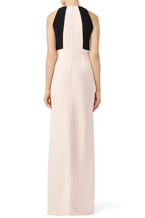 Embroidered Color Block Gown by J. Mendel | Rent the Runway