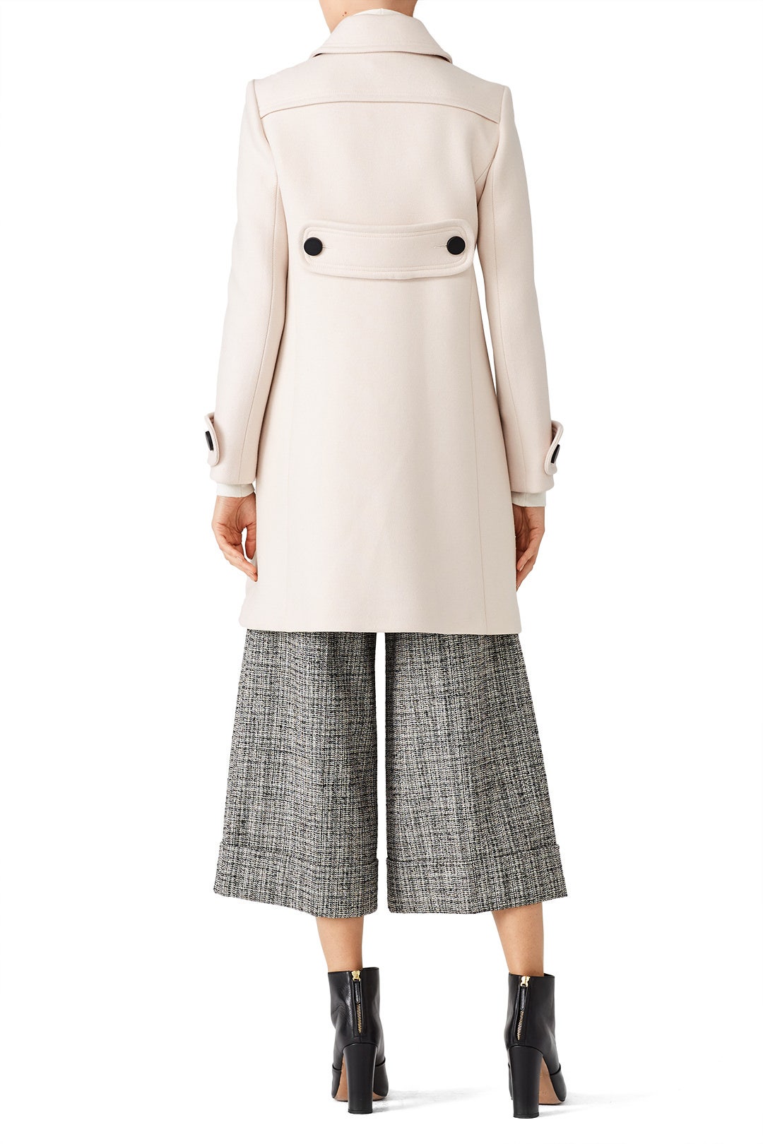 Natural Wide Cuff Coat by Tara Jarmon | Rent the Runway