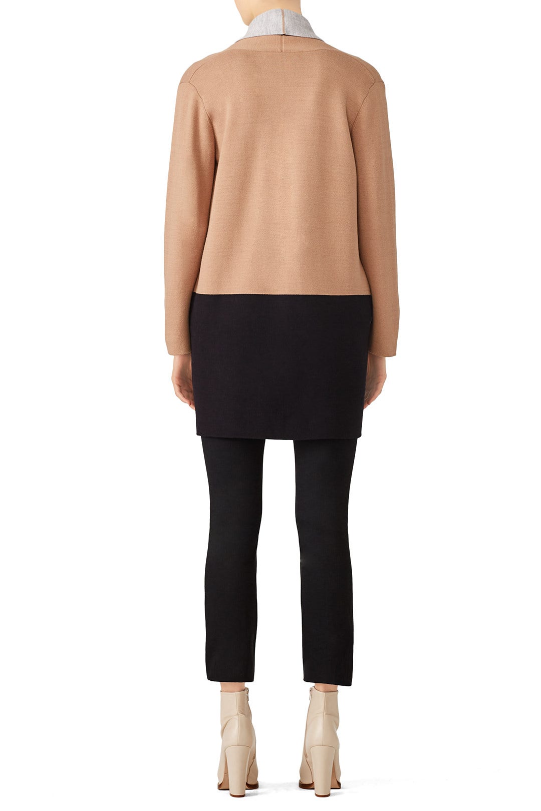 Camel Romare Shawl Coat by DREYDEN | Rent the Runway