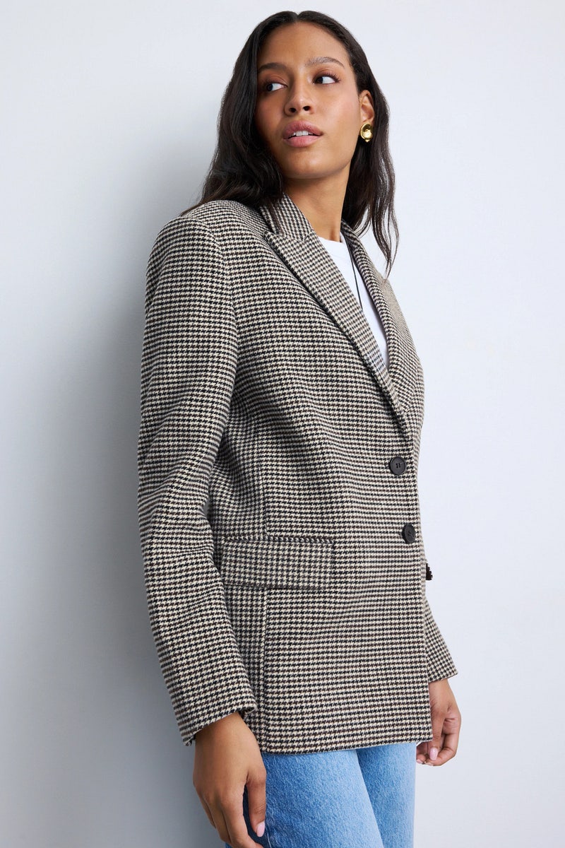 Hounds Tooth Boyfriend Blazer by Joe's Jeans | Rent the Runway