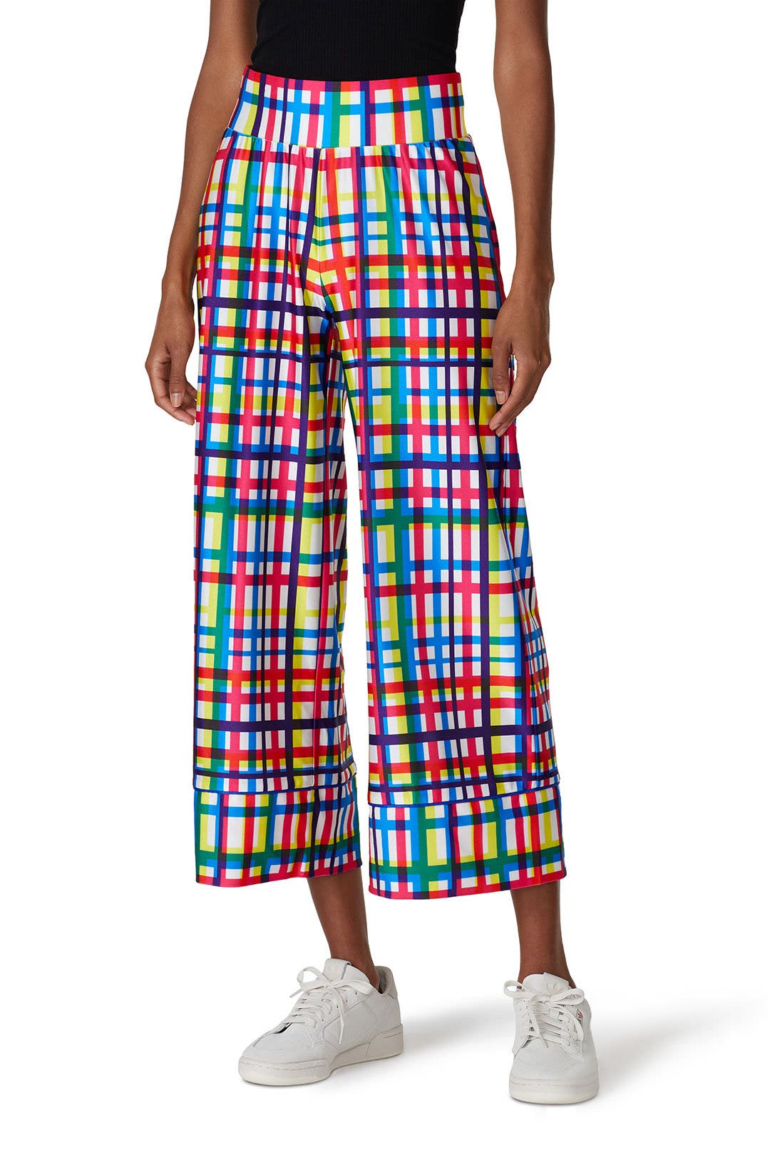 Multi Colored Wide Leg Pants by Terez | Rent the Runway