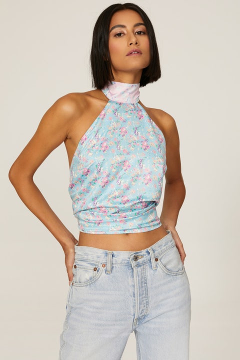 Boca Handkerchief Top by LoveShackFancy | Rent the Runway