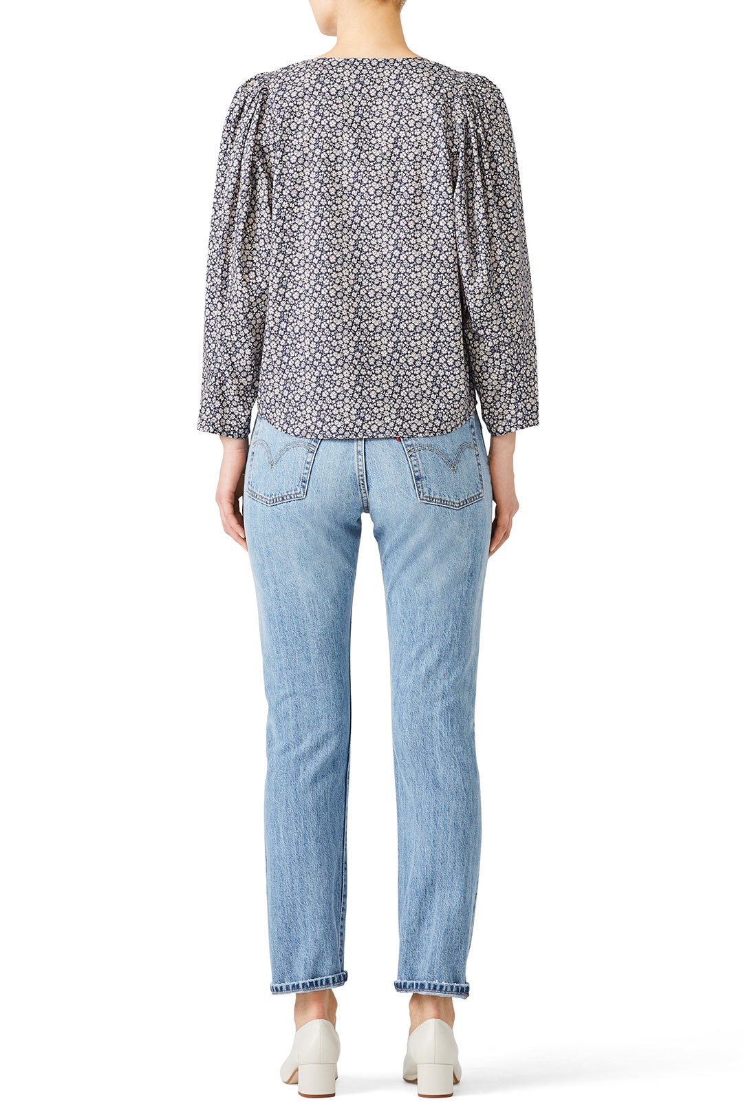 Lauren Poplin Top by Rebecca Taylor NYC | Rent the Runway