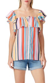 Striped Tracy Top by Louna for $24 | Rent the Runway