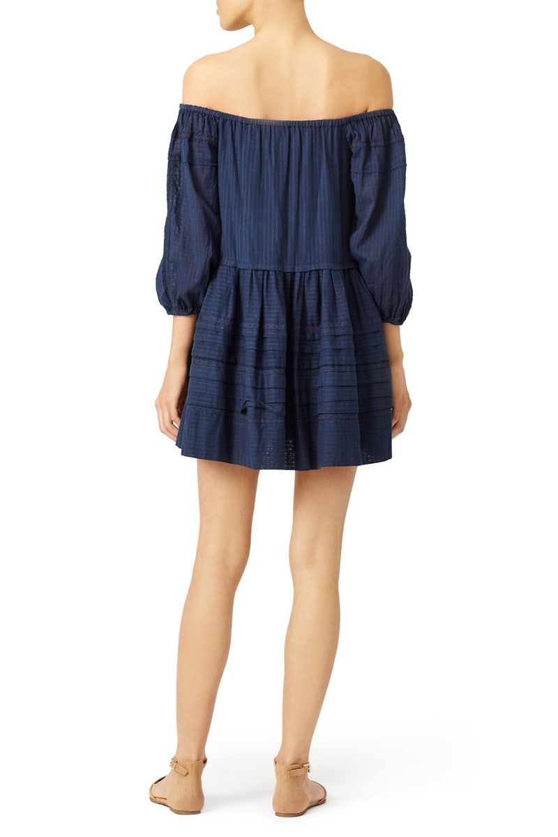 Navy Candy Shop Mini Dress by Free People | Rent the Runway