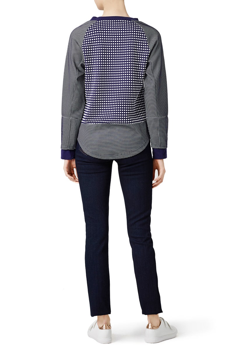 Mixed Check Top by Opening Ceremony | Rent the Runway