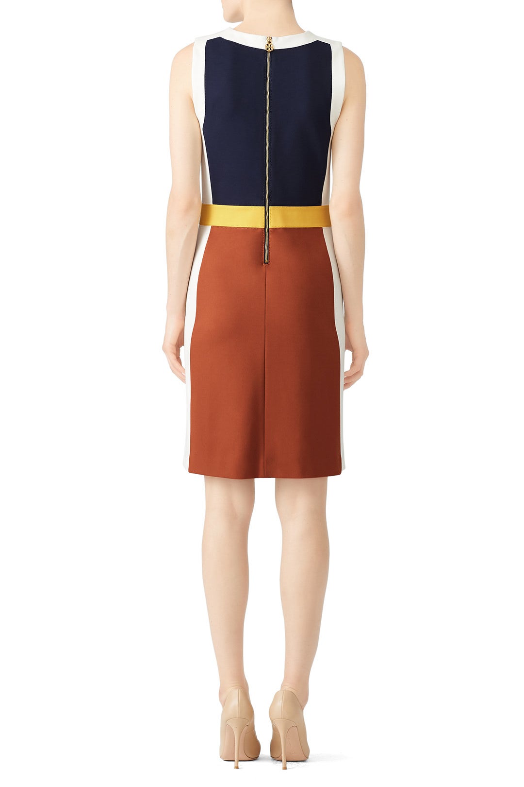 Colorblock Mya Dress by Tory Burch | Rent the Runway