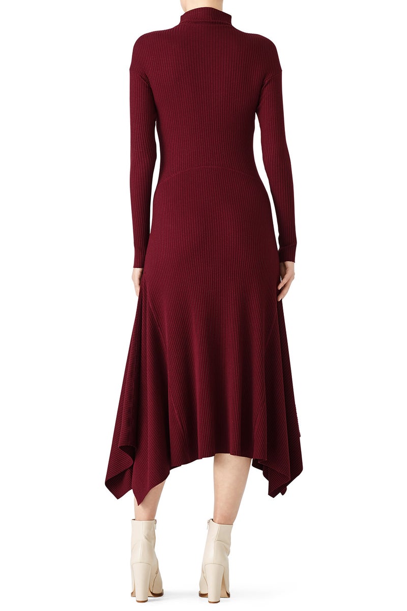 Red Panel Dress by Theory | Rent the Runway