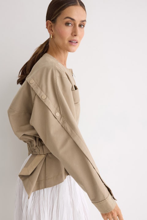 Tan Cargo Jacket by 3.1 Phillip Lim | Rent the Runway