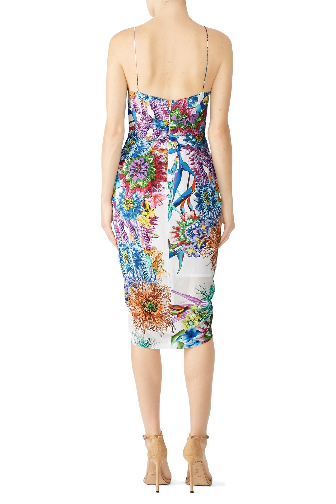 Twisted Floral Sheath by Aijek | Rent the Runway