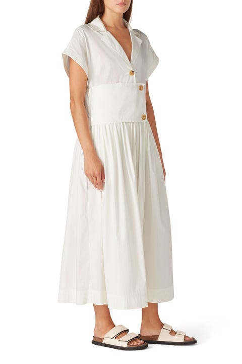 White Button Dress by Co | Rent the Runway