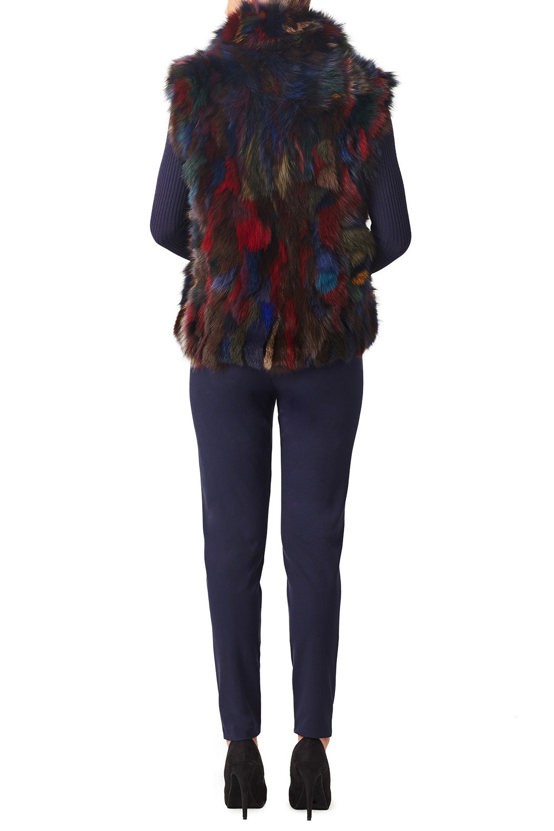 Multicolor Alice Vest by Adrienne Landau | Rent the Runway