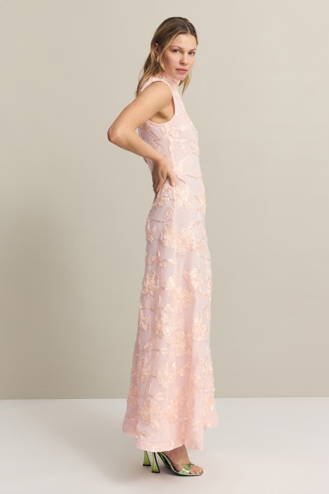 Flower Mesh Maxi Dress by ROTATE Birger Christensen | Rent the Runway
