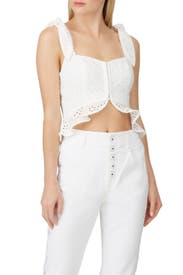 Ivory Harmony Top by Keepsake for $29 | Rent the Runway