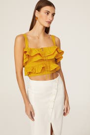 Ruffle Crop Top by Jason Wu for $70 | Rent the Runway