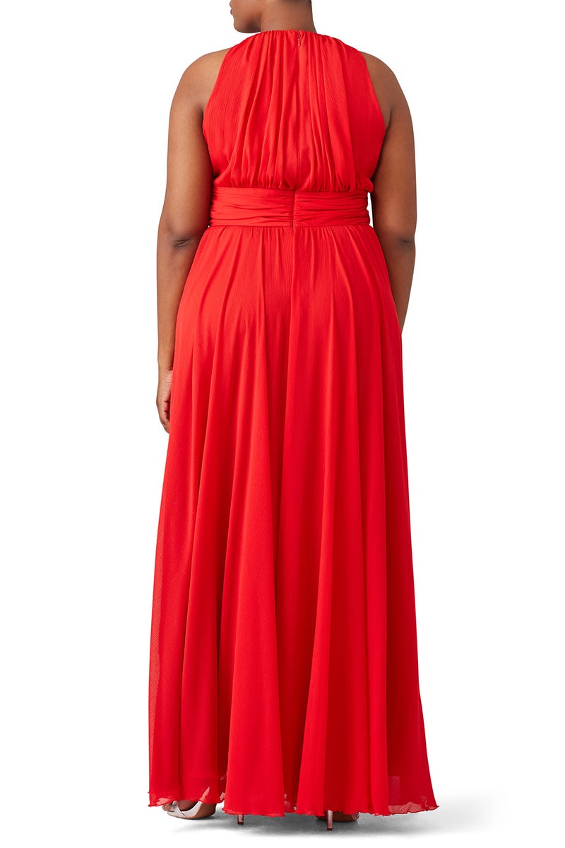 Ruby Red Gala Gown by Badgley Mischka | Rent the Runway