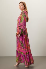 Pink Cool Leopards Maxi by FARM Rio | Rent the Runway