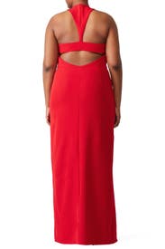 Red Column Gown by JS Collection for $39 | Rent the Runway