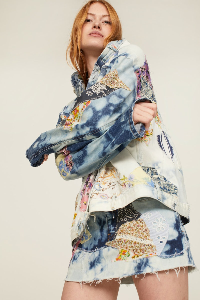 Upcycled Bleached Jacket by Nigel Xavier | Rent the Runway