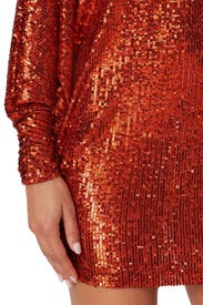 Copper Sequin Dress by NAEEM KHAN | Rent the Runway