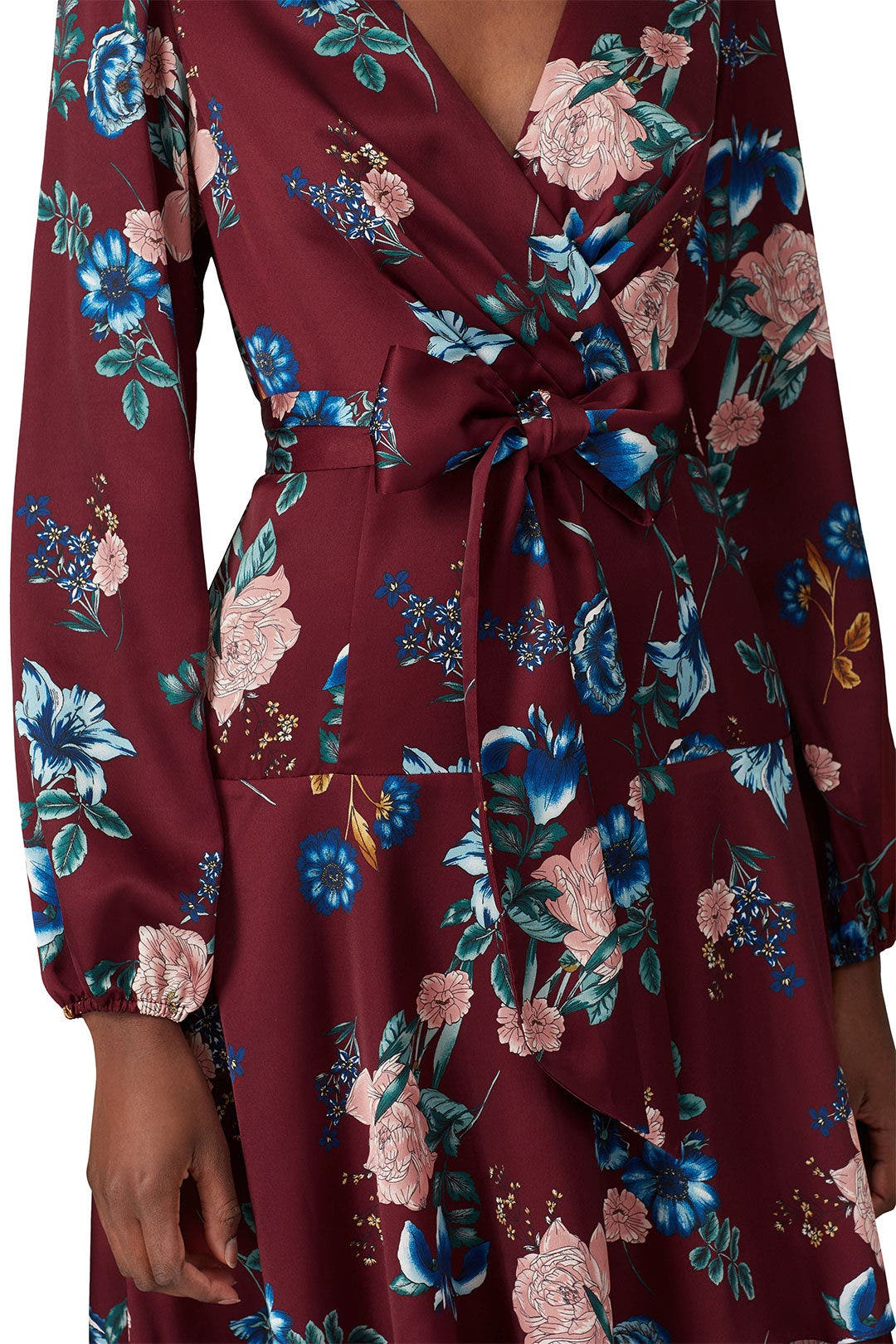 Floral Tiered Wrap Dress by Great Jones | Rent the Runway