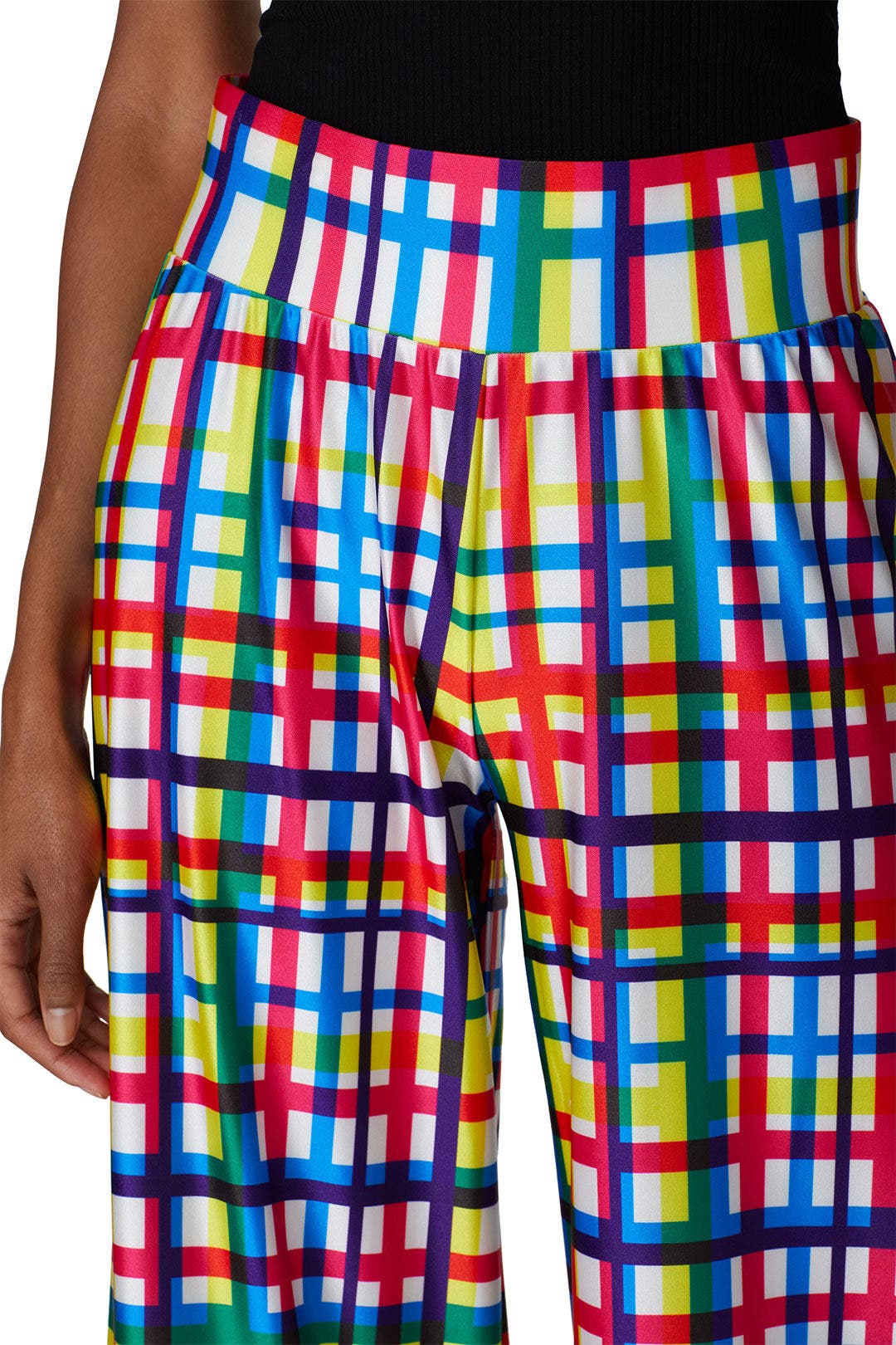 Multi Colored Wide Leg Pants by Terez | Rent the Runway