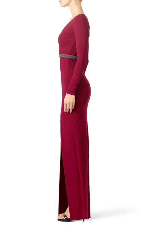 Red Berry Gown by Nicole Miller | Rent the Runway