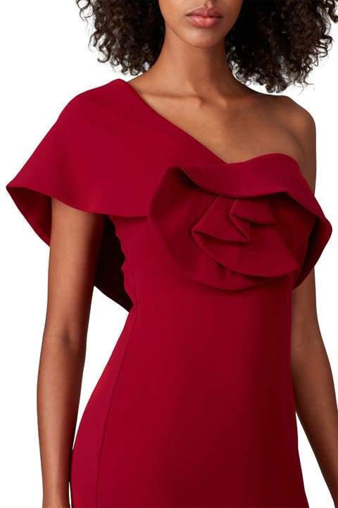 Ruby One Shoulder Gown by Badgley Mischka | Rent the Runway