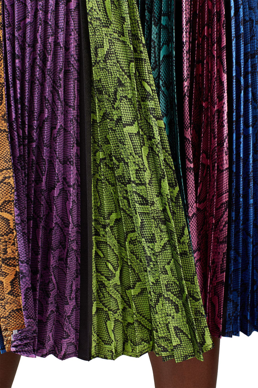 Colorblock Snake Clara Skirt by DELFI Collective | Rent the Runway