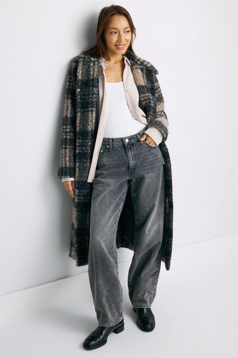 Aspen Plaid Coat by Marine Layer | Rent the Runway