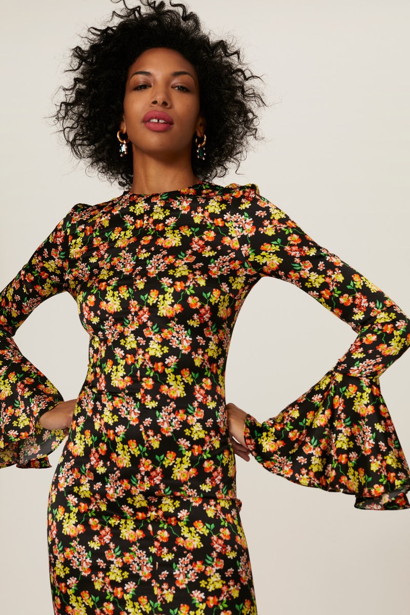 Allonia Floral Gown by CAROLINE CONSTAS | Rent the Runway