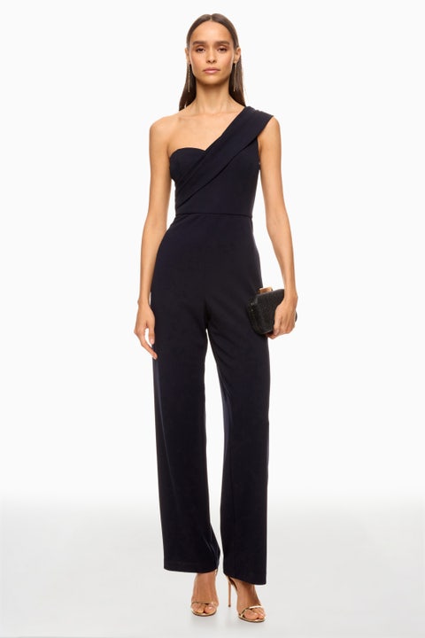 Stretch Crepe Jumpsuit by Aidan Mattox | Rent the Runway