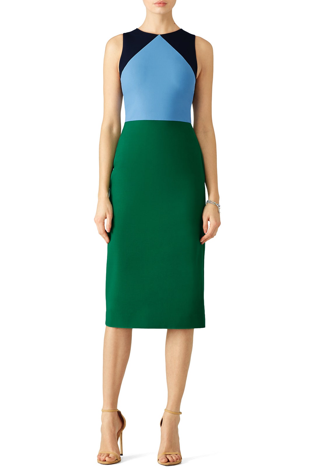 Multi Colorblock Dress by Diane von Furstenberg | Rent the Runway