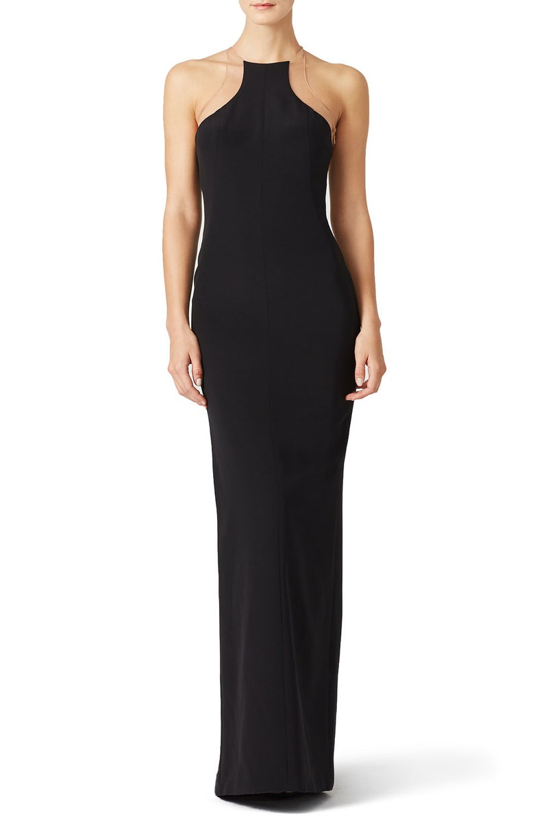 Jennifer Column Gown by KAUFMANFRANCO | Rent the Runway