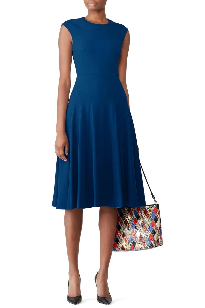 Blue Aylin Dress By Lk Bennett Rent The Runway