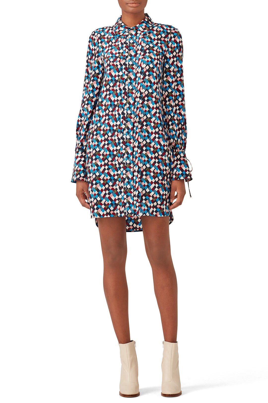 Navy Prism Kaylee Dress by Tory Burch | Rent the Runway