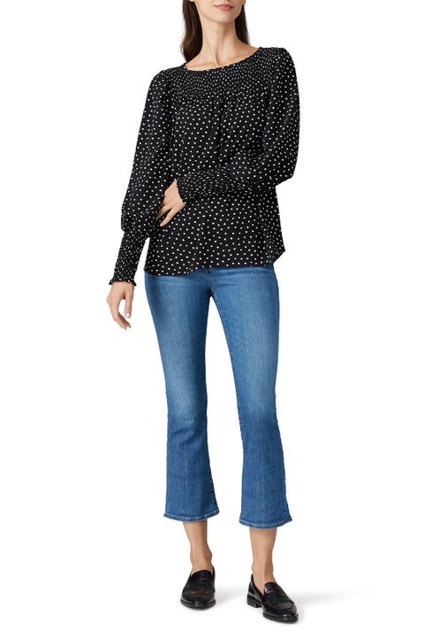 Heartbeat Smocked Top by kate spade new york | Rent the Runway