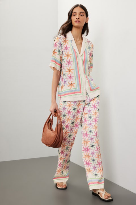 Gia Starfish Printed Trousers by Scotch & Soda | Rent the Runway