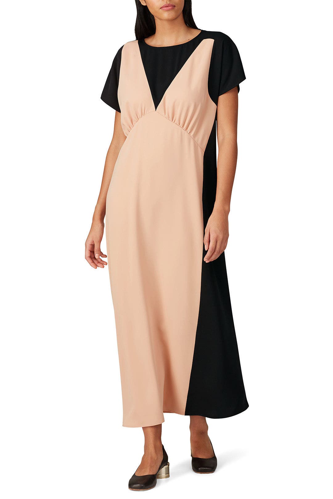 Pink Colorblock dress by MM6 Maison Margiela | Rent the Runway