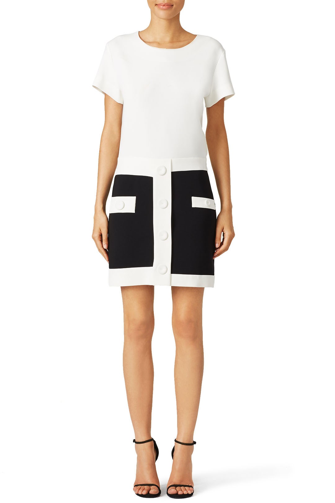 Large Button Dress by BOUTIQUE MOSCHINO | Rent the Runway