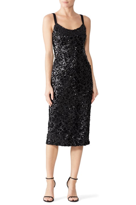 Sequin Cheetah Lynda Sheath by Dress The Population | Rent the Runway