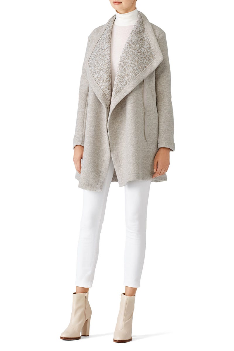 Draped Fleece Jacket by BB Dakota | Rent the Runway