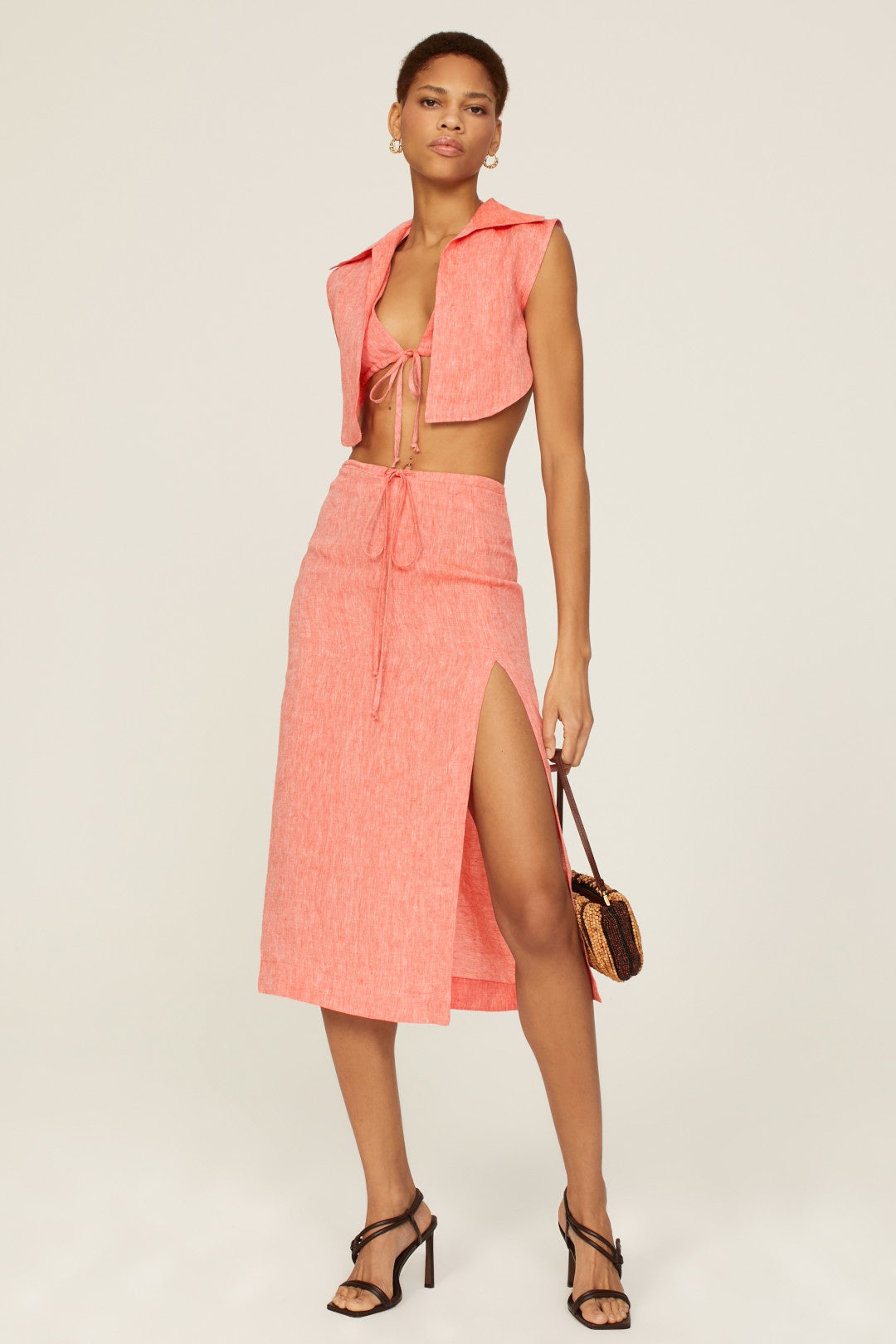 Vest With Triangle Top By Matthew Bruch Rent The Runway