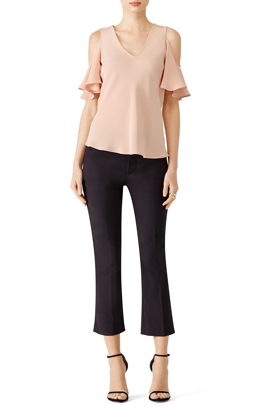 Pink Flutter Top by DEREK LAM | Rent the Runway