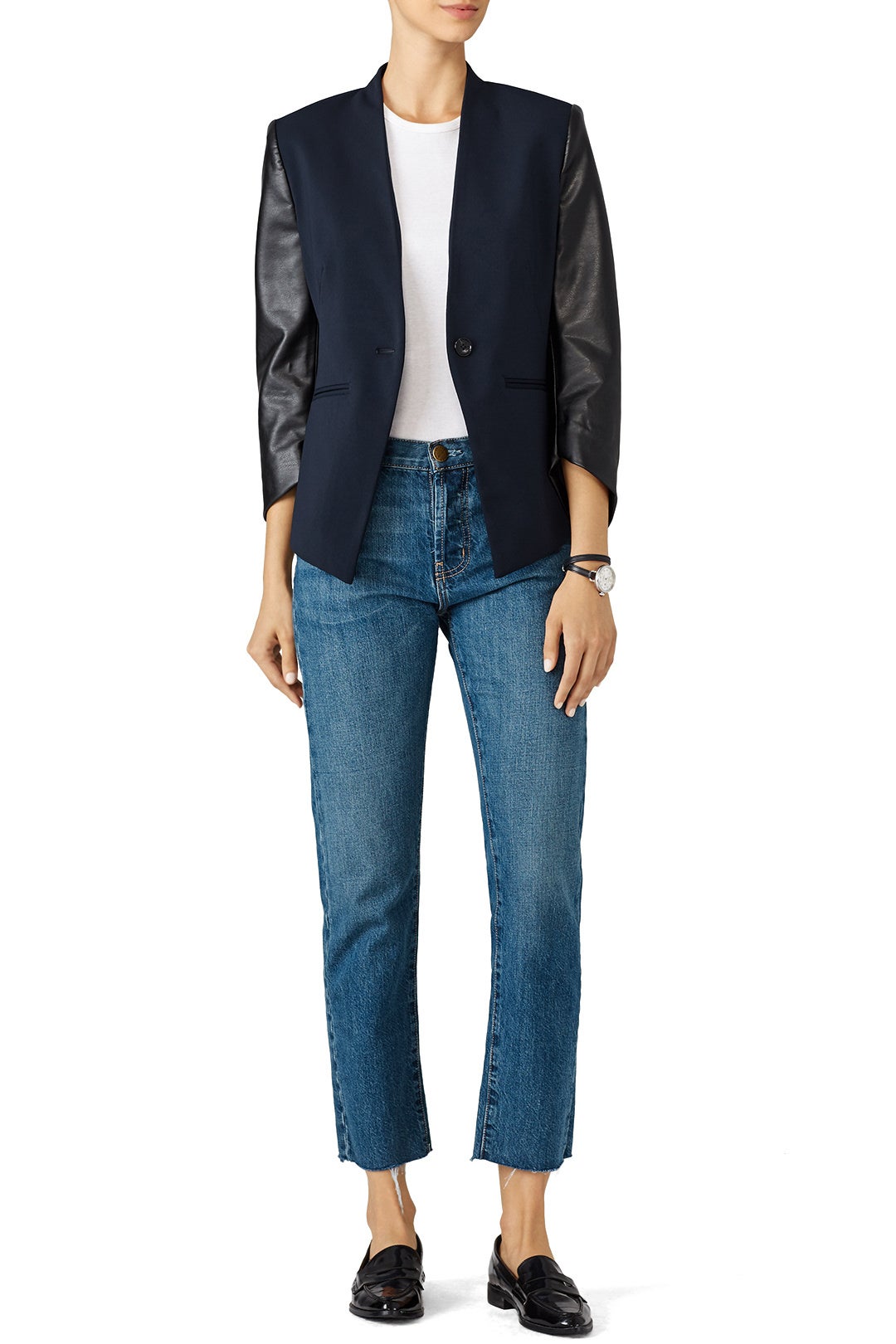 Midnight Envelope Blazer by Slate & Willow | Rent the Runway